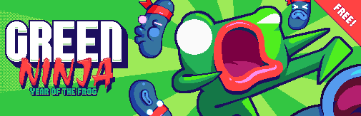 Green Ninja - A Free Game by Nitrome